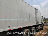 China Sinotruk Howo 25 ton 10 Wheels Van Cargo Box Truck For Nigeria Market for sale