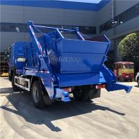 China HOWO 6x4 12cbm 15cbm Hydraulic Swing Arm Garbage Truck Euro2 Euro3 Container Garbage Bin for sale