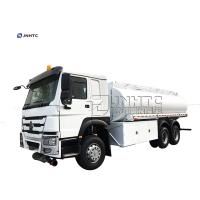 China Sinotruk HOWO 371hp Oil Fuel Tanker Trailer Euro2 Euro3 25000L 6x4 for sale