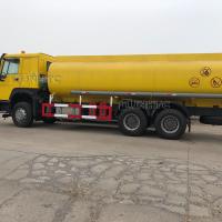 China Sinotruk HOWO 371hp Oil Fuel Tanker Trailer Euro2 Euro3 25000L 6x4 for sale