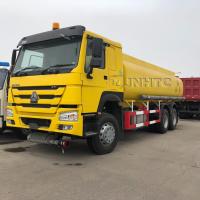 China Sinotruk HOWO 371hp Oil Fuel Tanker Trailer Euro2 Euro3 25000L 6x4 for sale
