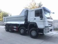 China SINOTRUK HOWO 8X4 U Shape dump box truck In Ghana Tanzania Zambia Zimbabwe for sale