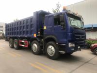 China SINOTRUK HOWO 8X4 U Shape dump box truck In Ghana Tanzania Zambia Zimbabwe for sale