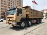 China SINOTRUK HOWO 8X4 U Shape dump box truck In Ghana Tanzania Zambia Zimbabwe for sale