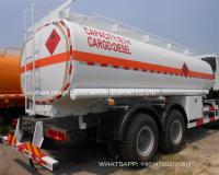 China Sinotruk Howo 25cbm 25000 Liters Oil Tank Trailer Oil Filling Truck for sale