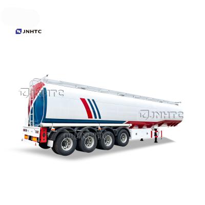 China 4 Axles Heavy Duty Semi Trailers Liquid Diesel Oil Storage Fuel Tank Semi Trailer for sale
