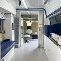 China Medical Euro5 Mobile Emergency Vaccination Van Ambulance Car for sale