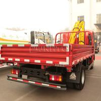 China Sinotruk HOWO 4x2 Truck Mounted Telescopic Crane Hook Folding Arm Lifting Truck for sale