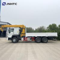 China Sinotruk Howo 6x4 10 Telescopic Truck Mounted Crane Straight Arm Cargo Truck Crane for sale
