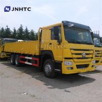 China Sino Truck HOWO 6X4 Flatbed Container Trailer Sidewall Truck Chassis for sale