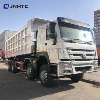 China HOWO 8x4 Euro2 371hp Heavy Tipper Trucks With 7.2m Cargo Body for sale
