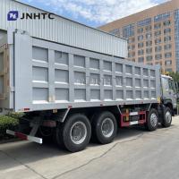 China HOWO 8x4 Euro2 371hp Tipper Dump Truck With 2 Alarm Lamp for sale