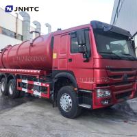 China HOWO 6X4 Euro2 Sewage Suction Tanker Truck 12cbm-22cbm Vacuum Cleaning for sale