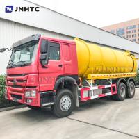 China HOWO 6X4 Euro2 Sewage Suction Tanker Truck 12cbm-22cbm Vacuum Cleaning for sale