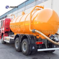 China HOWO 6X4 Euro2 Sewage Suction Tanker Truck 12cbm-22cbm Vacuum Cleaning for sale