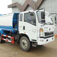 China HOWO 4x2 Small 5m3 Garbage Compactor Truck for sale