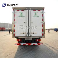 China HOWO 4X2 8000kg Light Duty Commercial Trucks Refrigerator Box Truck Freezer Van for sale