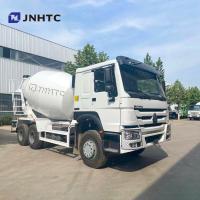 China HW76 Cabin Mercedes Cement Mixer Vehicle With Throttle Control for sale
