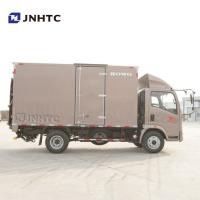 China SINOTRUK HOWO 6 Tons 116hp LHD Box Truck Van Cargo Truck for sale