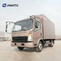 China SINOTRUK HOWO 6 Tons 116hp LHD Box Truck Van Cargo Truck for sale