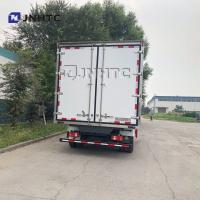 China HOWO Light Duty 4x2 Transport Van Container Cargo Box Truck for sale