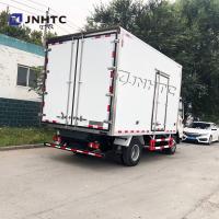 China HOWO Light Duty 4x2 Transport Van Container Cargo Box Truck for sale