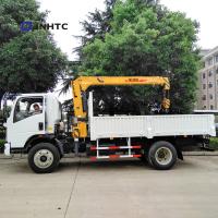 China Howo Light 2 tons 3 tons Small Dump Truck With Crane Left Right Hand Drive for sale
