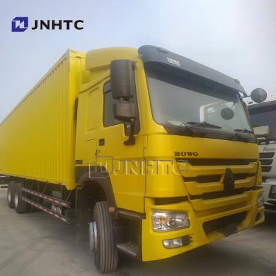 China Sinotruk HOWO Heavy Cargo Truck 6*4 Box Cargo Truck 10 Wheeler Lorry for sale