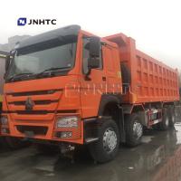 China HOWO 8x4 371hp 27M3 12 Wheels Self Loading Dump Truck For Tanzania for sale