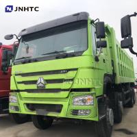 China HOWO 8x4 371hp 30 cubic 12 Wheels Self Loading Heavy Duty Dump Truck For Botswana for sale