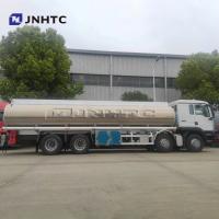 China Sinotruk Howo Euro2 8x4 15cbm Fuel Tank Truck Stainless Steel Aluminum Alloy 5083 for sale