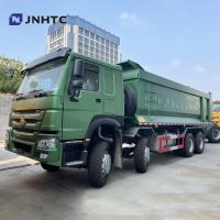 China HOWO 6X4 371HP Green 20 Cubic Tipper Truck With U Type Cargo Body for sale