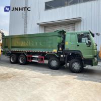 China HOWO 6X4 371HP Green 20 Cubic Tipper Truck With U Type Cargo Body for sale