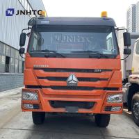 China HOWO 6X4 371 Green 20 Cubic Heavy Duty Dump Truck With U Type Cargo Body Alarm Light for sale