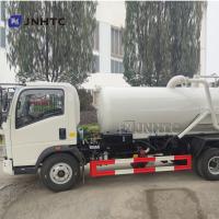 China Sinotruk HOWO 4X2 Sewage Suction Truck Euro 3 Rhd LHD 5000 Liters for sale