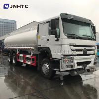 China HOWO 6x4 336hp Fuel Tanker Truck With 20cbm Tanker for sale