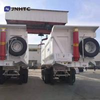 China 3 Axles Tractor Dump Semi Trailer Truck 40t Air Suspension for sale
