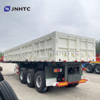 China 70 Ton Hydraulic Tipping Trailer Heavy Duty Semi Trailers Dump Truck Side Tipper for sale
