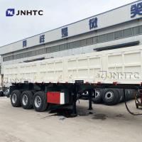 China 70 Ton Hydraulic Tipping Trailer Heavy Duty Semi Trailers Dump Truck Side Tipper for sale