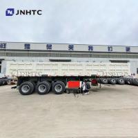 China 3 4 Axle Side Wall Fence Cargo Semi Trailer 40T 60T Hydraulic Side Tipper for sale