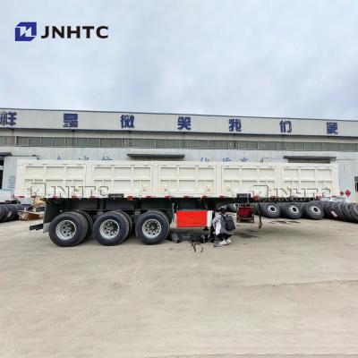 China 3 4 Axle Side Wall Fence Cargo Semi Trailer 40T 60T Hydraulic Side Tipper for sale