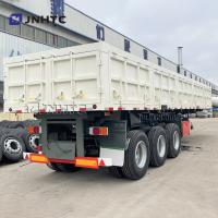 China 3 4 Axle Side Wall Fence Cargo Semi Trailer 40T 60T Hydraulic Side Tipper for sale