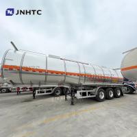 China 3 Axle 45000 50000 Liters Stainless Steel Milk Tanker Water Oil Tank Semi Truck Trailer for sale