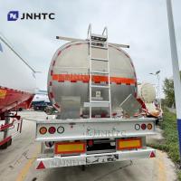 China 3 Axle 45000 50000 Liters Stainless Steel Milk Tanker Water Oil Tank Semi Truck Trailer for sale