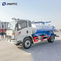 China HOWO Euro2 116hp 4X2 Sewage Suction Truck 5cbm for sale