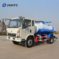 China HOWO Euro2 116hp 4X2 Sewage Suction Truck 5cbm for sale