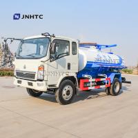 China HOWO Euro2 116hp 4X2 Sewage Suction Truck 5cbm for sale