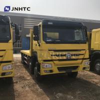 China SINOTRUK Howo Heavy Cargo Truck 35 Tones Flatbed Trailer Tri Axle Flatbed for sale