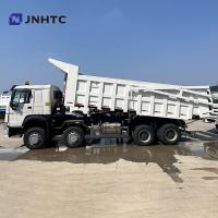 China Front Lifting Heavy Duty Dump Truck 12 wheels With Rear Cover Sinotruk Howo for sale
