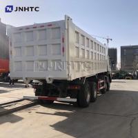 China Sinotruk Howo Benz White Dump Truck 50T 12 wheels Right Hand Drive New Model for sale